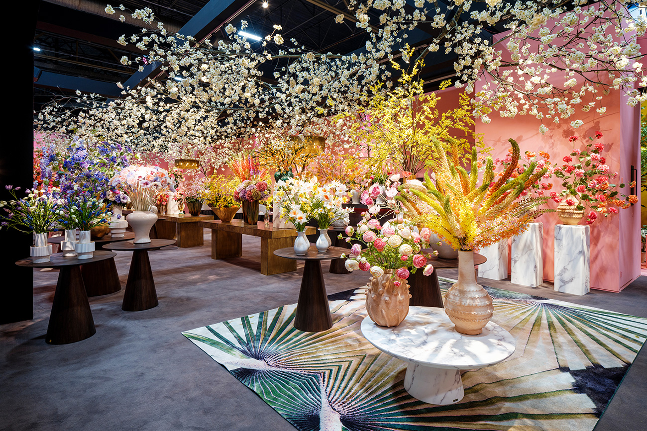 Flowers, plants and trees complete the picture